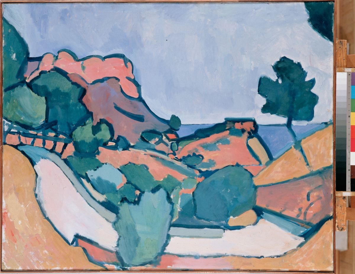 0008_埃尔米塔什博物馆世界名画展-Derain-Andre1907Road-in-the-Mountains_3132x2416PX_TIF_96DPI_22_0油画超高清大图原图扫描真迹 ...